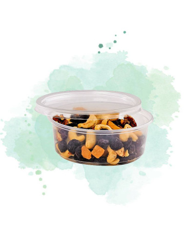 Pot DELI rond et transparent de contenance 25 cl - Laboutiquedujetable